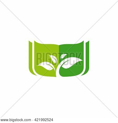 Nature Book Logo Vector & Photo (Free Trial) | Bigstock