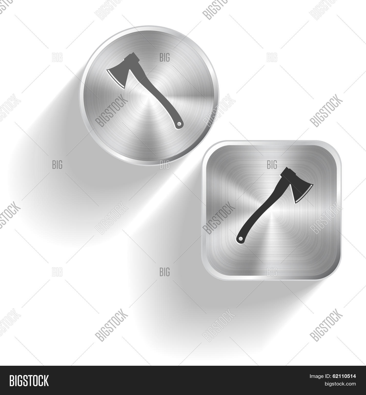 Axe. Vector Set Steel Vector & Photo (Free Trial) | Bigstock