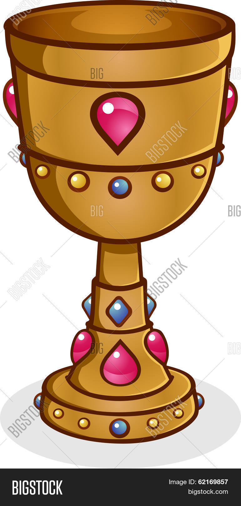 Gold Cup Cartoon Vector & Photo (Free Trial) | Bigstock