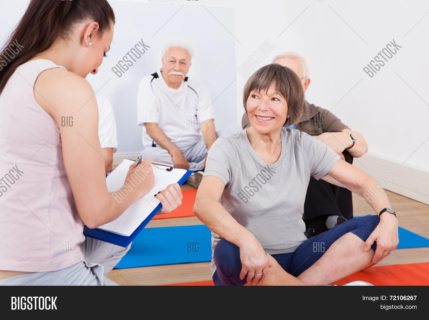 Trainer Taking Notes Image & Photo (Free Trial) | Bigstock