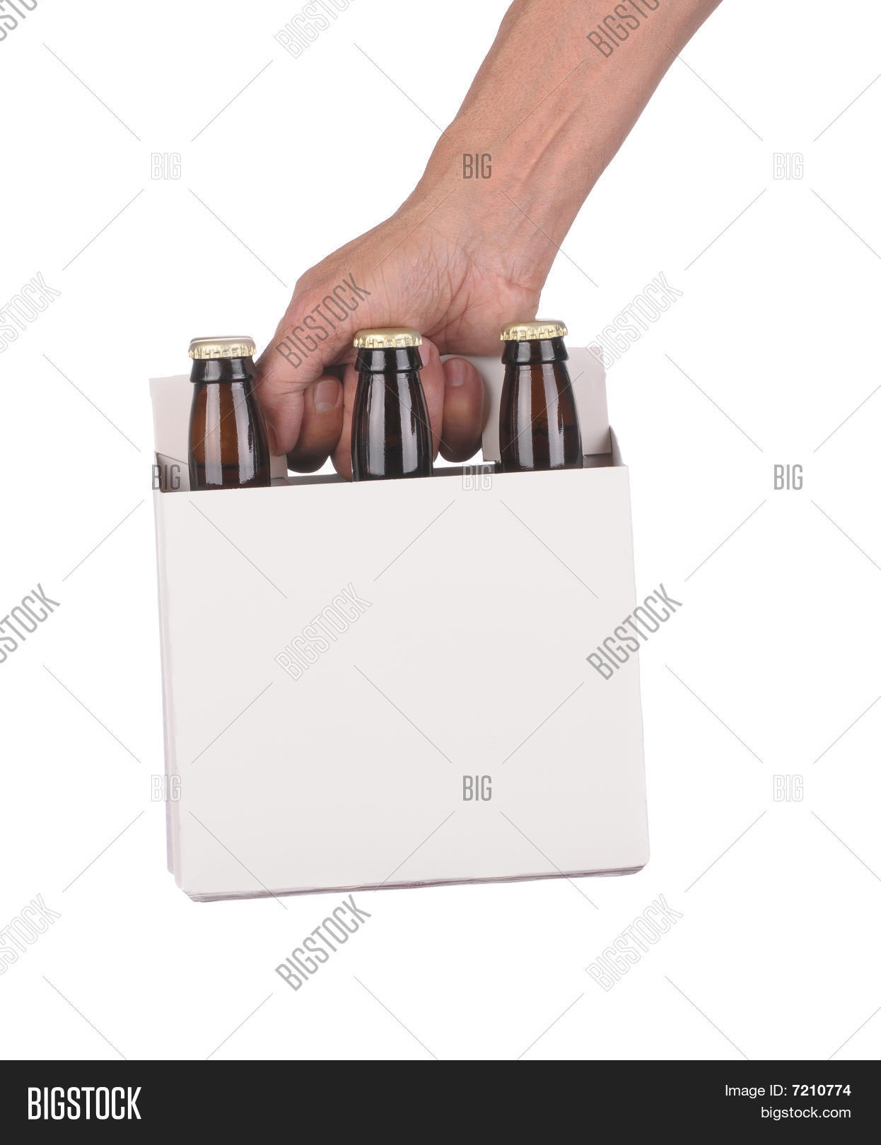 Hand Holding Six Pack Image & Photo (Free Trial) | Bigstock