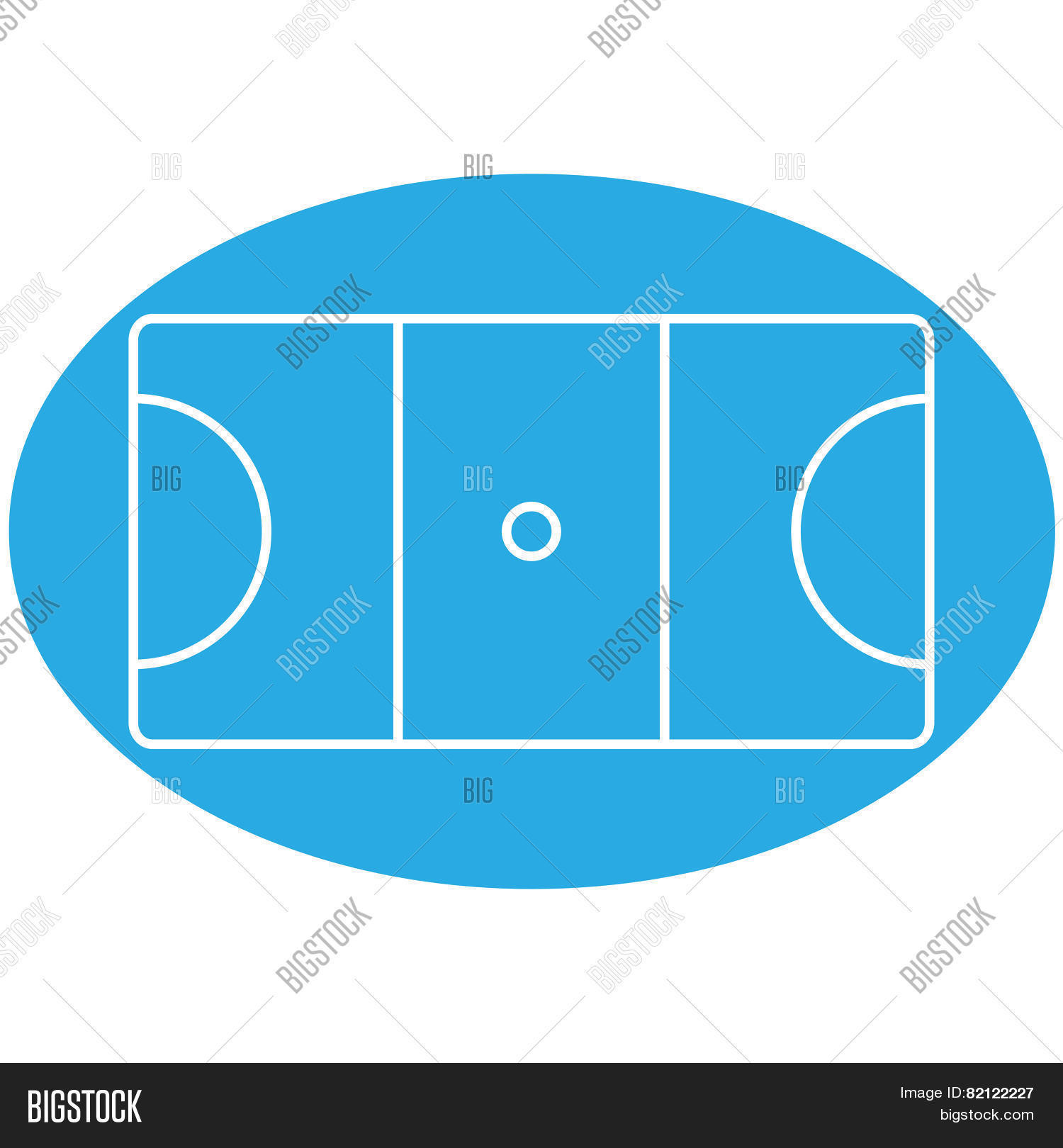 Netball Court Vector & Photo (Free Trial) | Bigstock