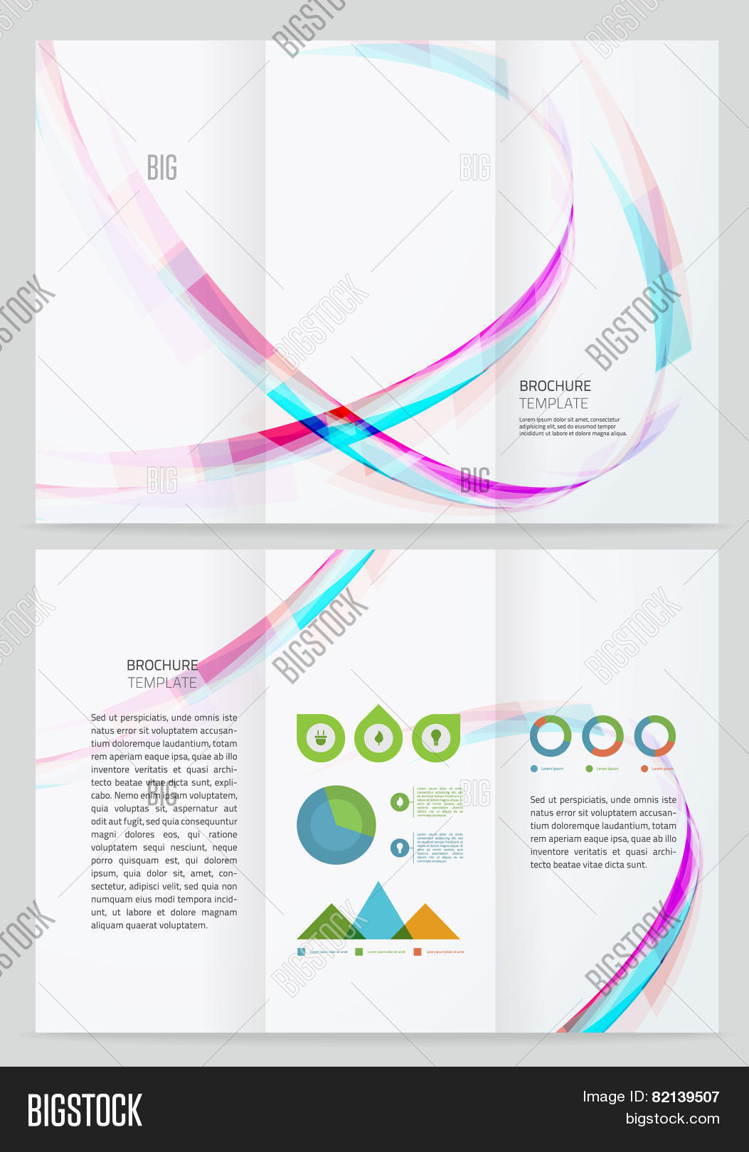 Abstract Wave Vector Vector & Photo (Free Trial) | Bigstock