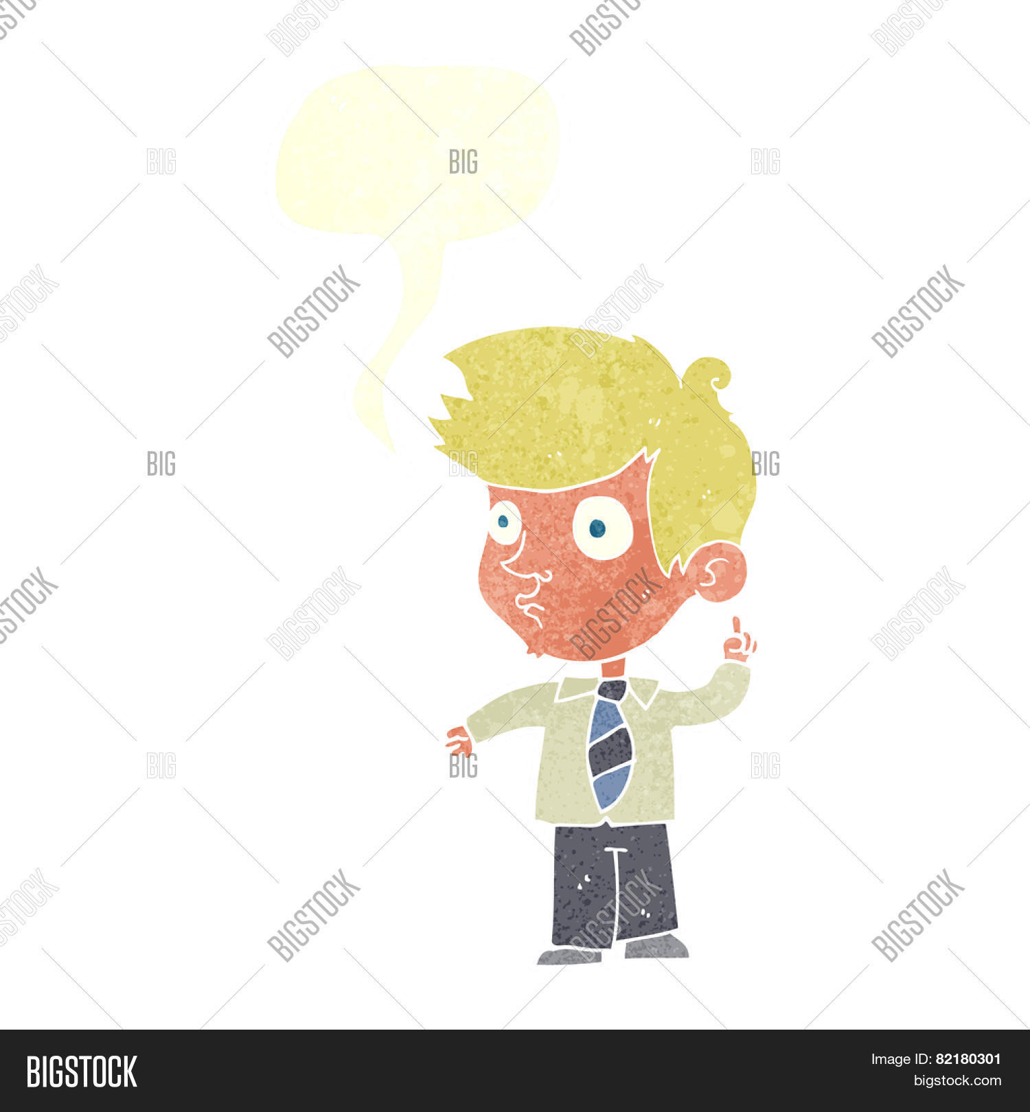 Cartoon Boy Asking Vector & Photo (Free Trial) | Bigstock