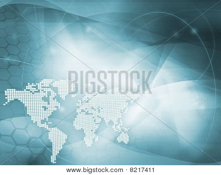 World Map Technology Image & Photo (Free Trial) | Bigstock