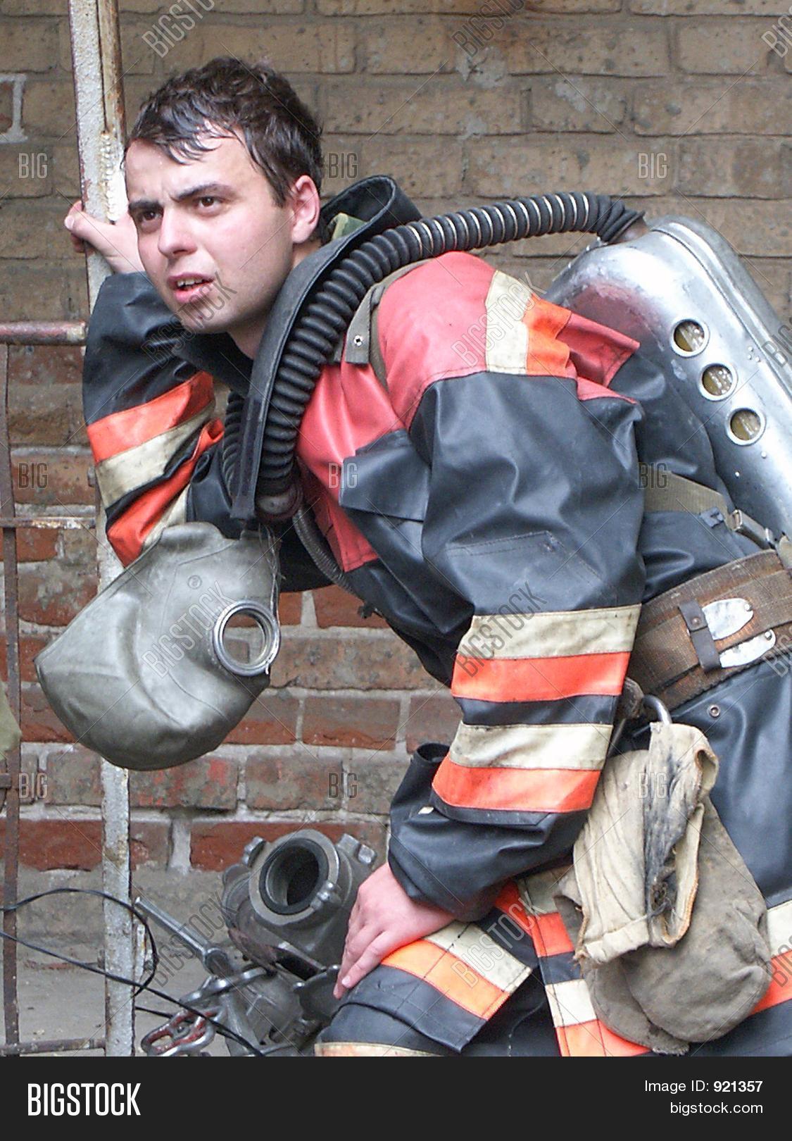 Fireman After Hard Image & Photo (Free Trial) | Bigstock