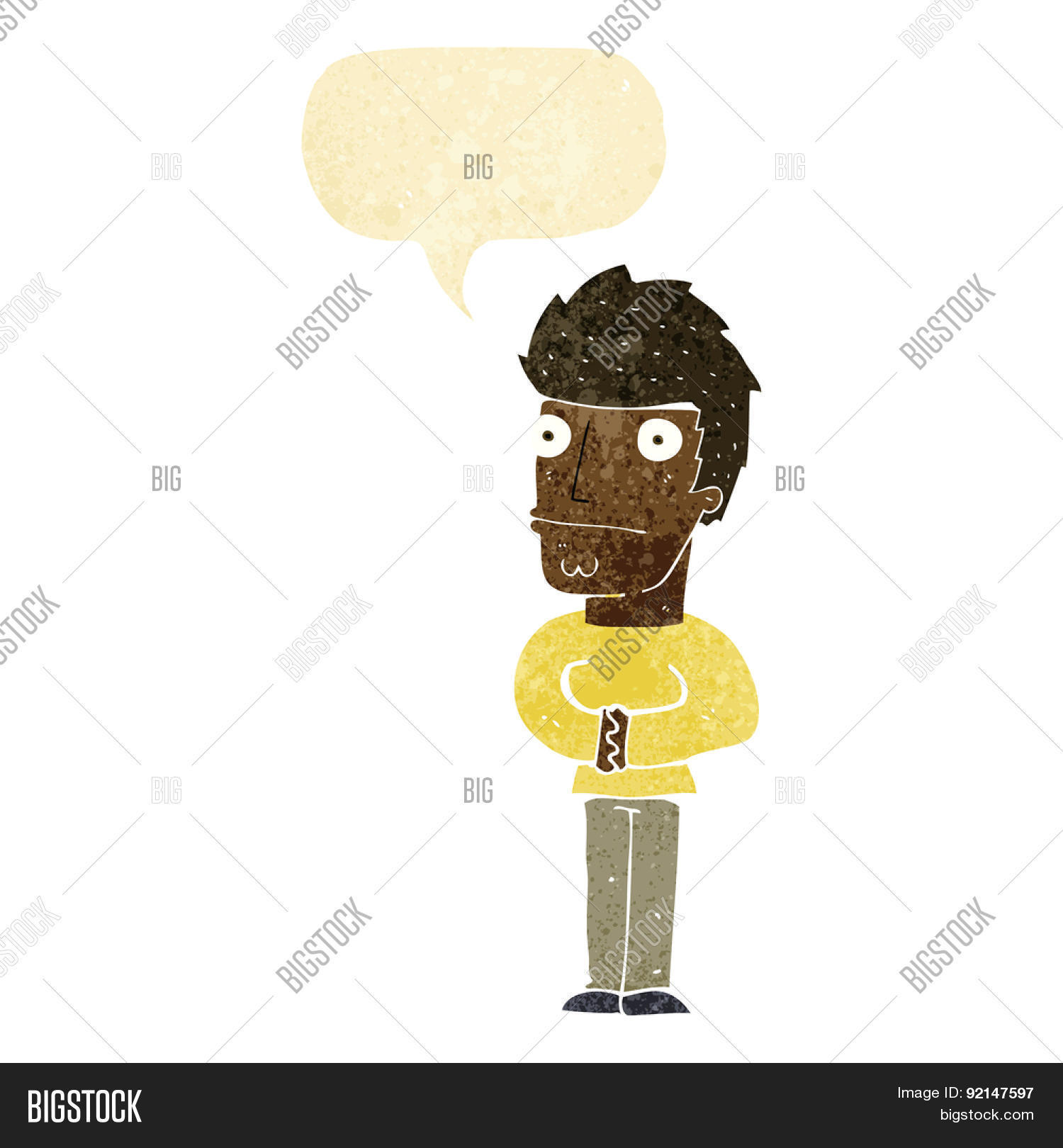 Cartoon Person Speech Vector & Photo (Free Trial) | Bigstock