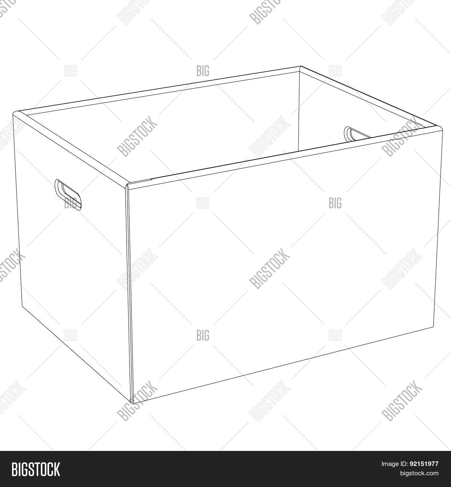 Cardboard Box Handles Vector & Photo (Free Trial) | Bigstock