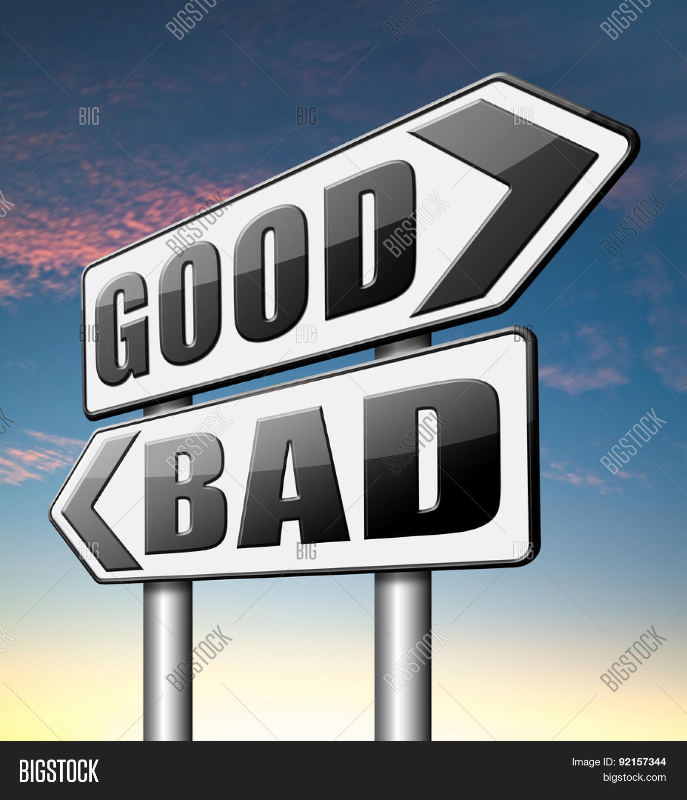 Good Bad Moral Dilemma Image & Photo (Free Trial) | Bigstock