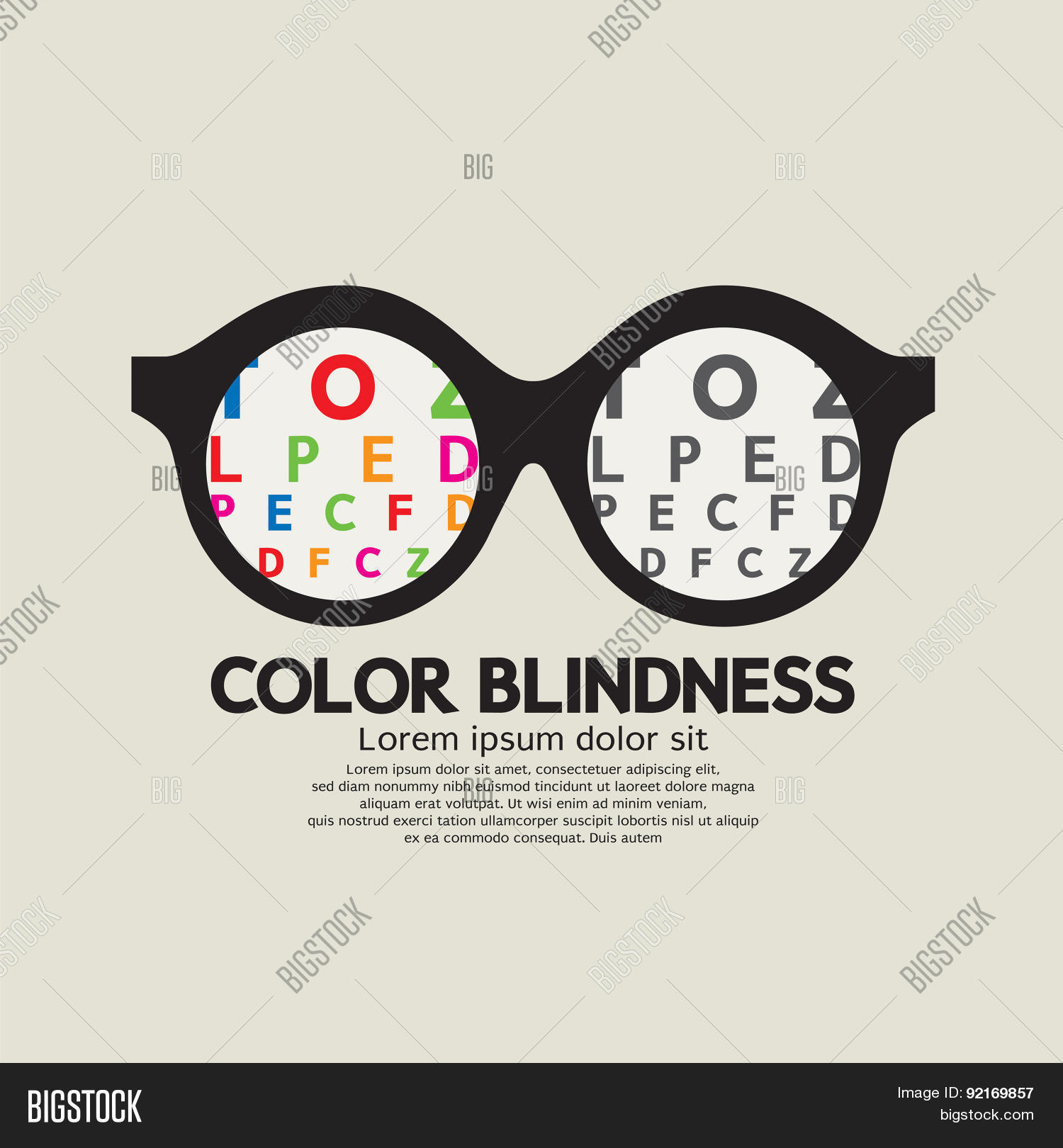 Color Blindness Vector & Photo (Free Trial) | Bigstock