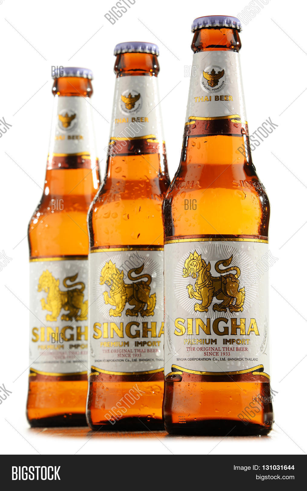 Three Bottles Singha Image & Photo (Free Trial) | Bigstock