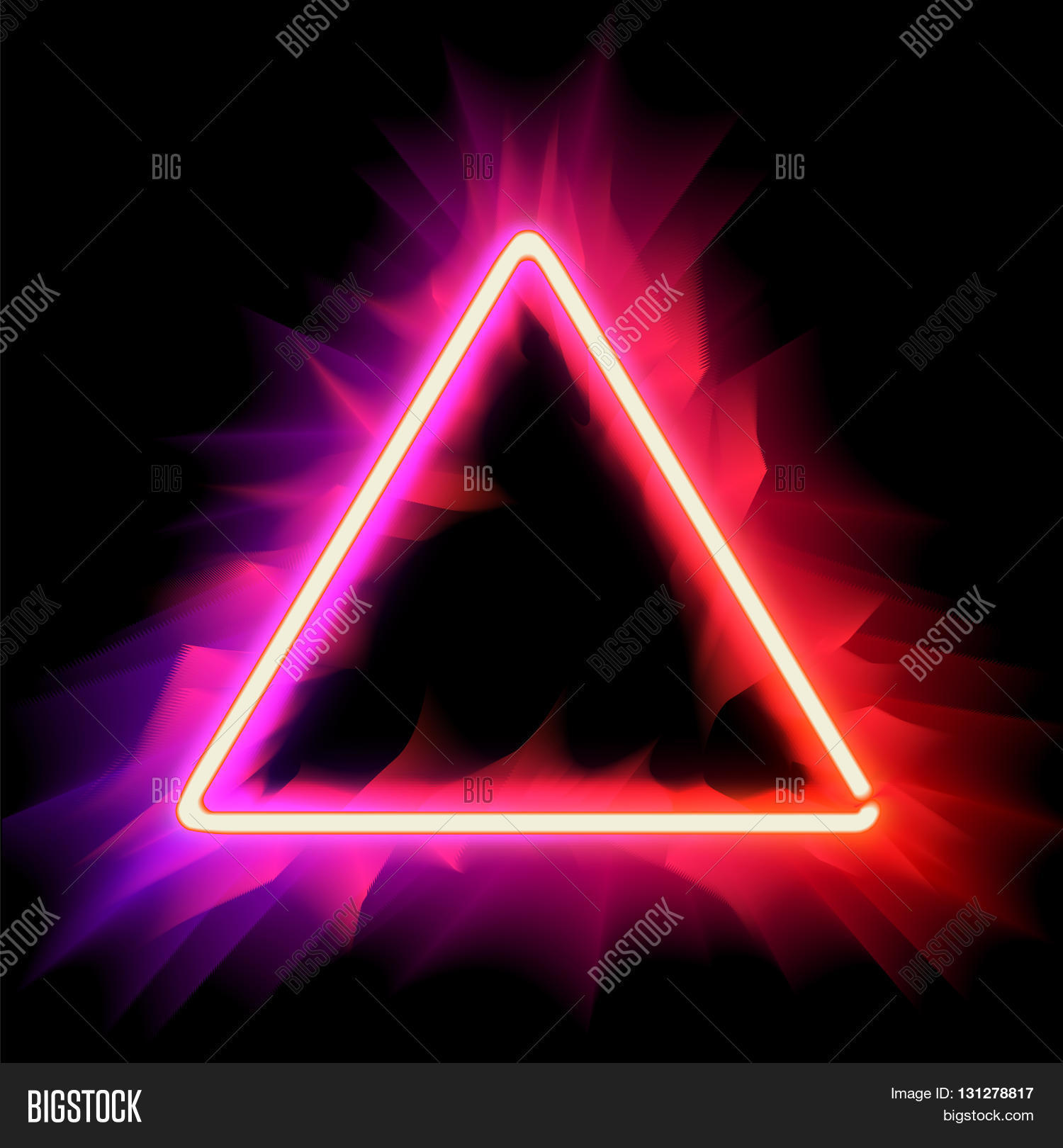 Neon Triangle. Neon Image & Photo (Free Trial) | Bigstock