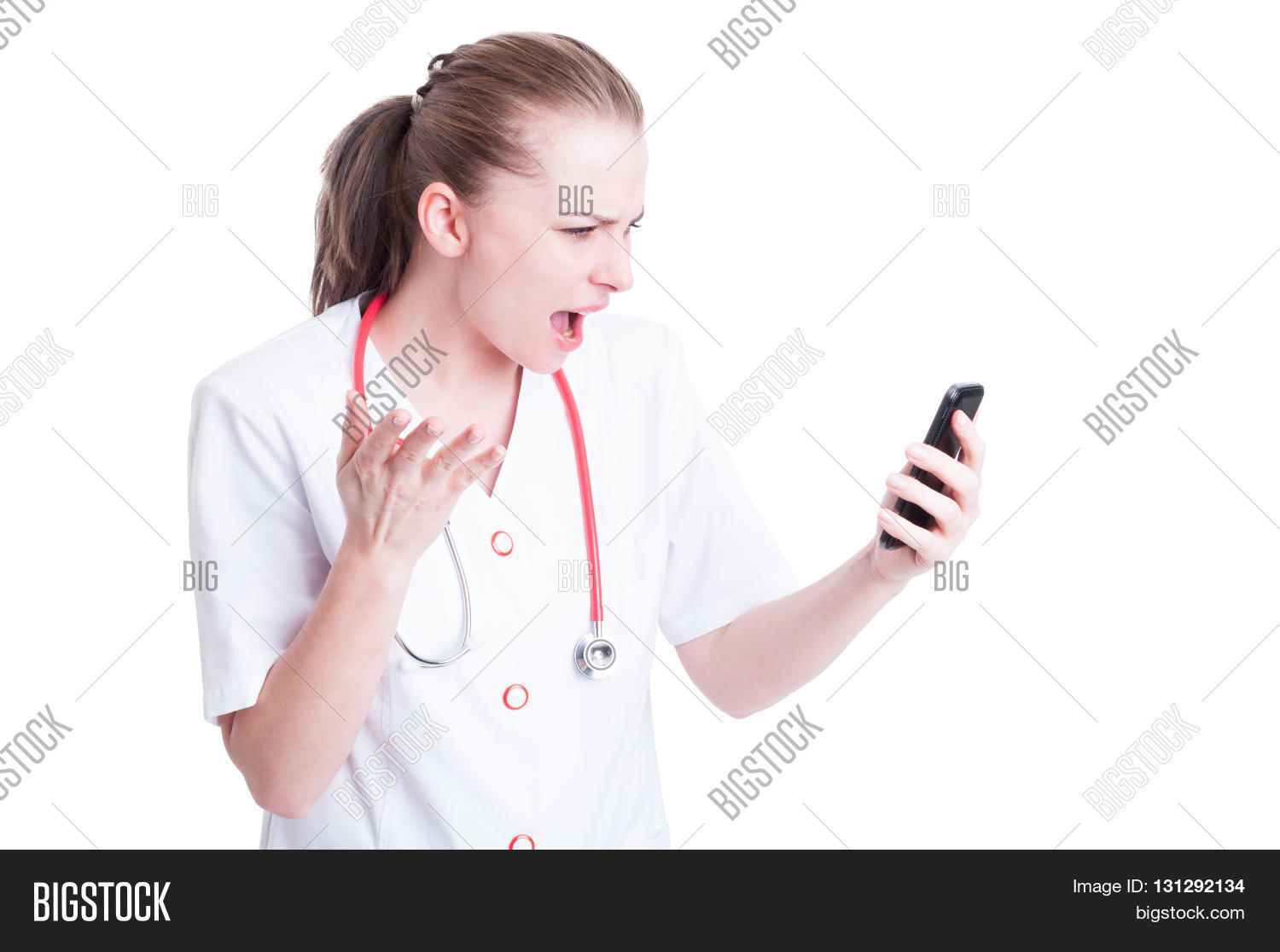 Angry Mad Doctor Medic Image & Photo (Free Trial) | Bigstock