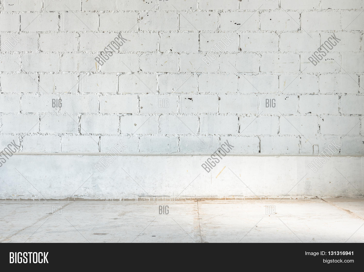 Empty Room White Brick Image & Photo (Free Trial) | Bigstock