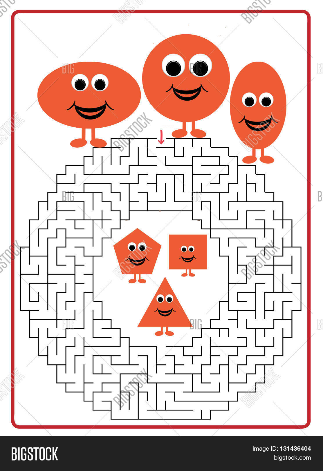 Funny Maze Game Image & Photo (Free Trial) | Bigstock