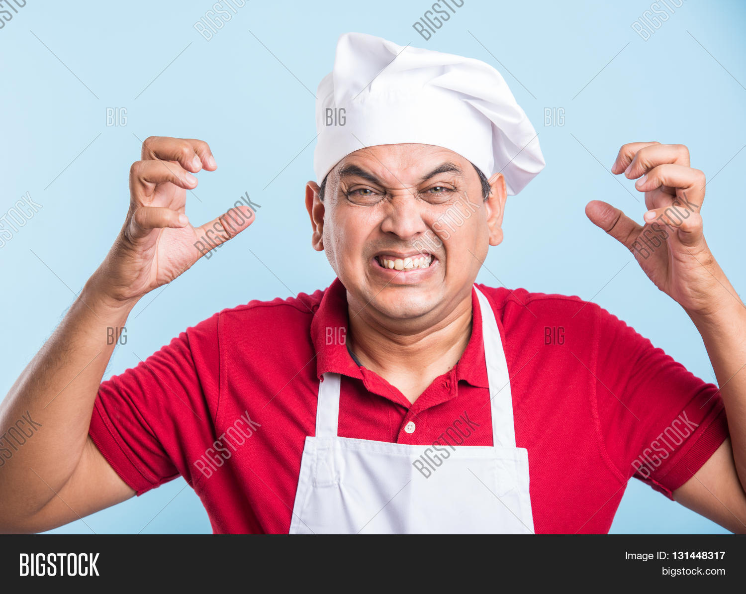 Shocked Indian Chef Image & Photo (Free Trial) | Bigstock