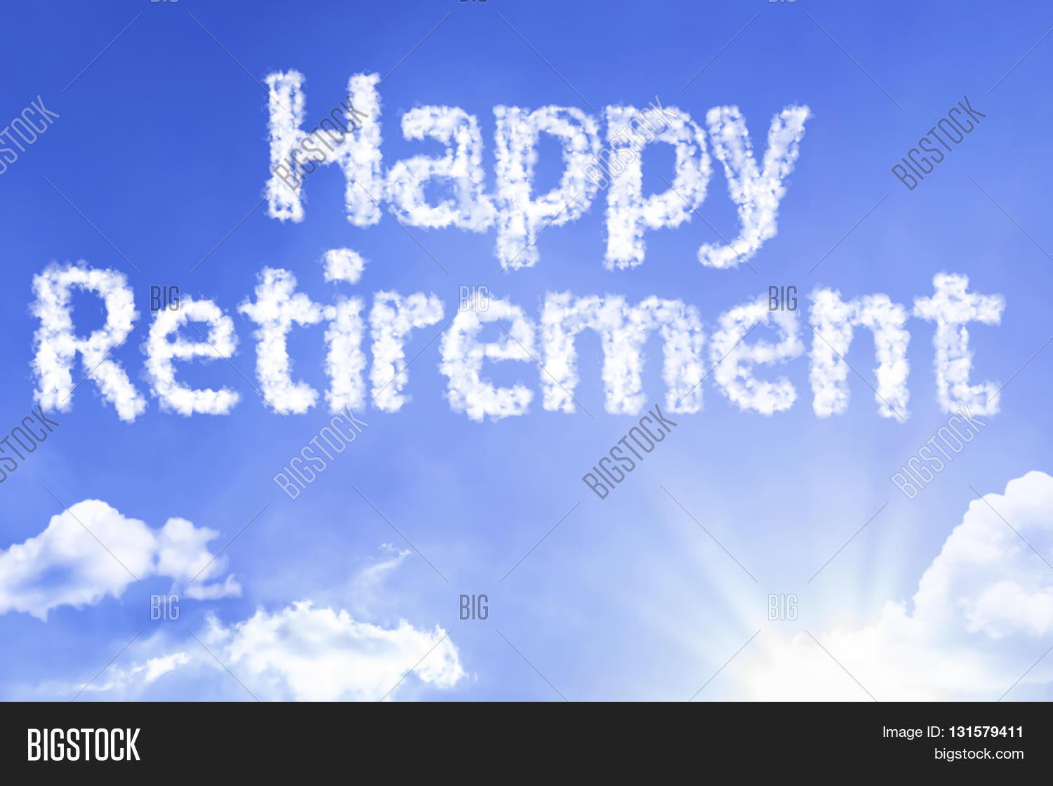 Happy Retirement Cloud Image & Photo (Free Trial) | Bigstock