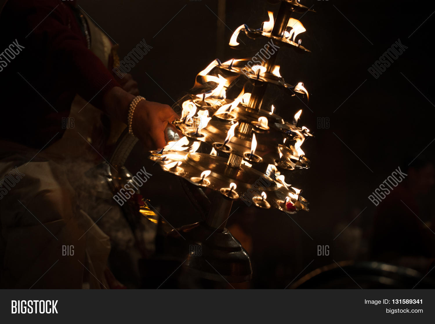 Aarti Ceremony Main Image & Photo (Free Trial) | Bigstock