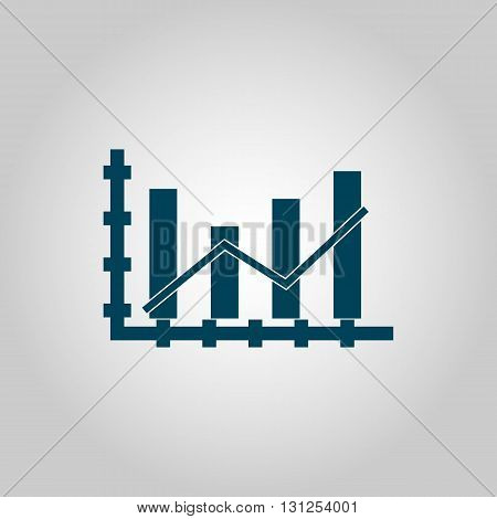 Line Chart Icon Vector & Photo (Free Trial) | Bigstock