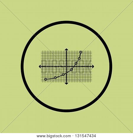 Grid Chart Line Icon Vector & Photo (Free Trial) | Bigstock