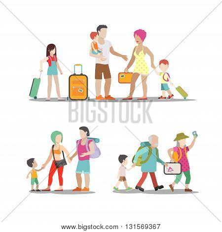 Family Vacation Vector & Photo (Free Trial) | Bigstock