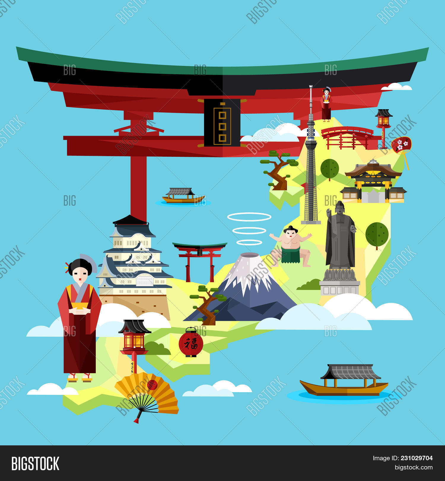 Japan Famous Landmarks Image & Photo (Free Trial) | Bigstock