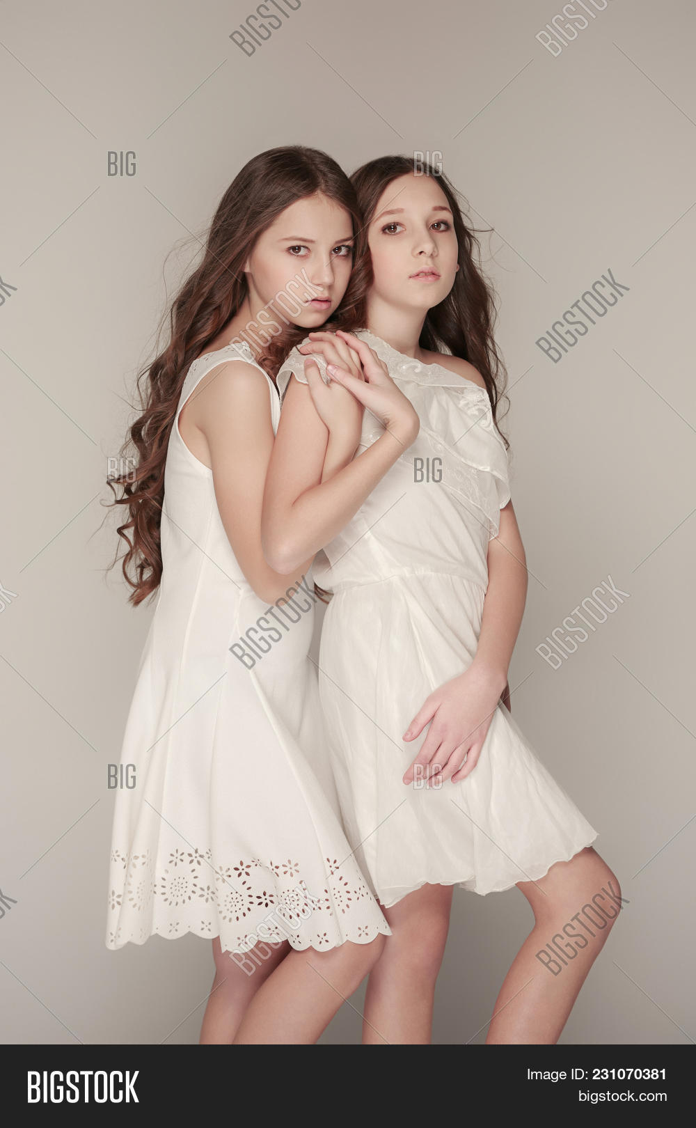 Group Girls Standing Image & Photo (Free Trial) | Bigstock