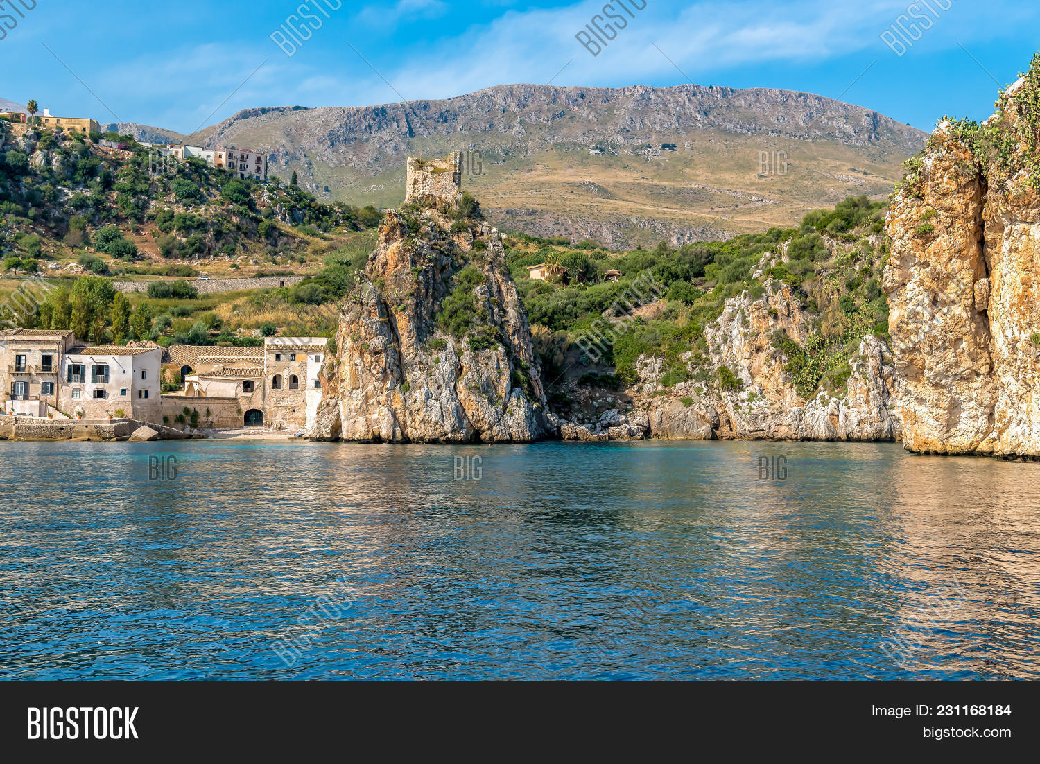 View Scopello Village Image & Photo (Free Trial) | Bigstock