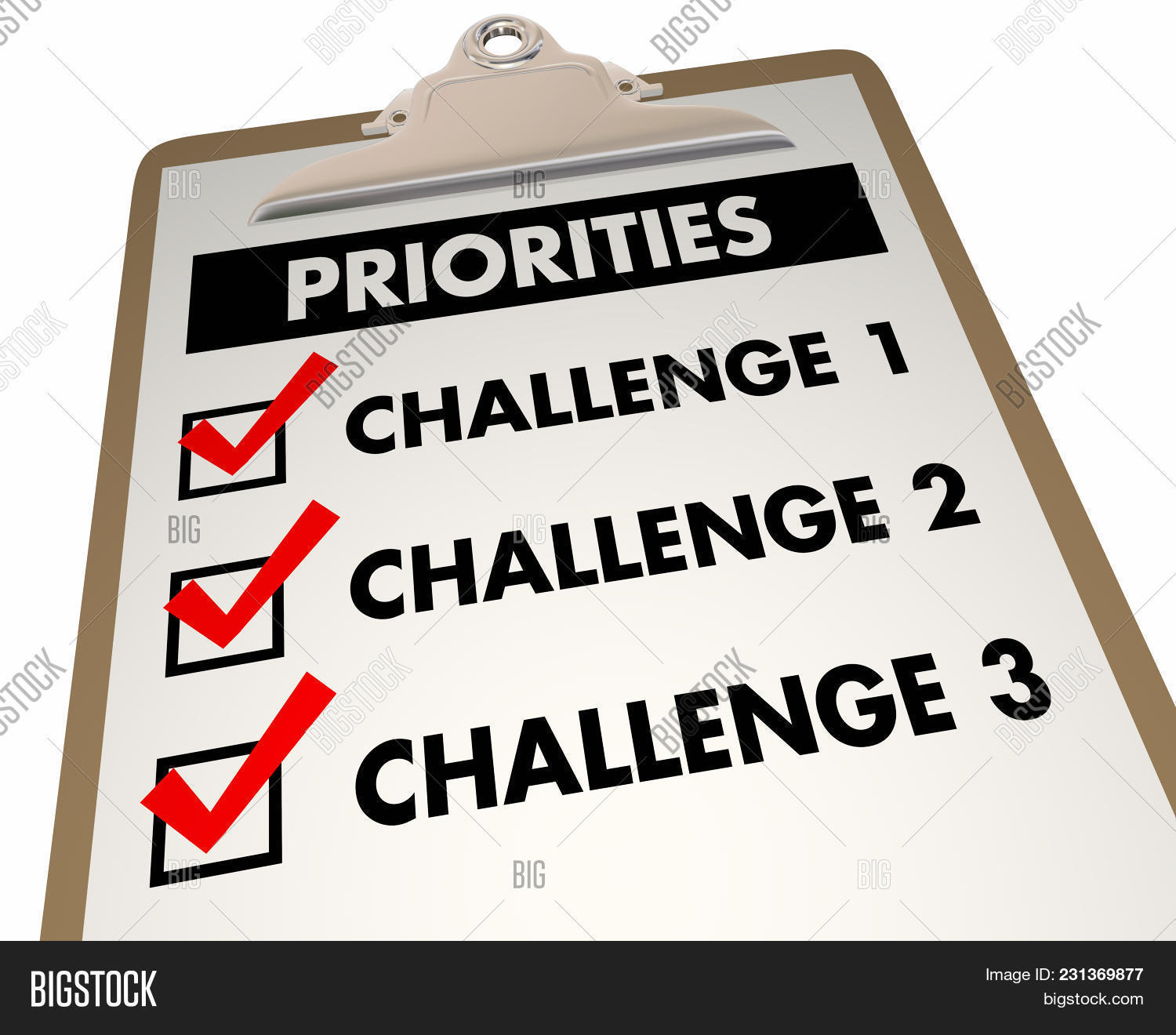 Priorities Top Image & Photo (Free Trial) | Bigstock
