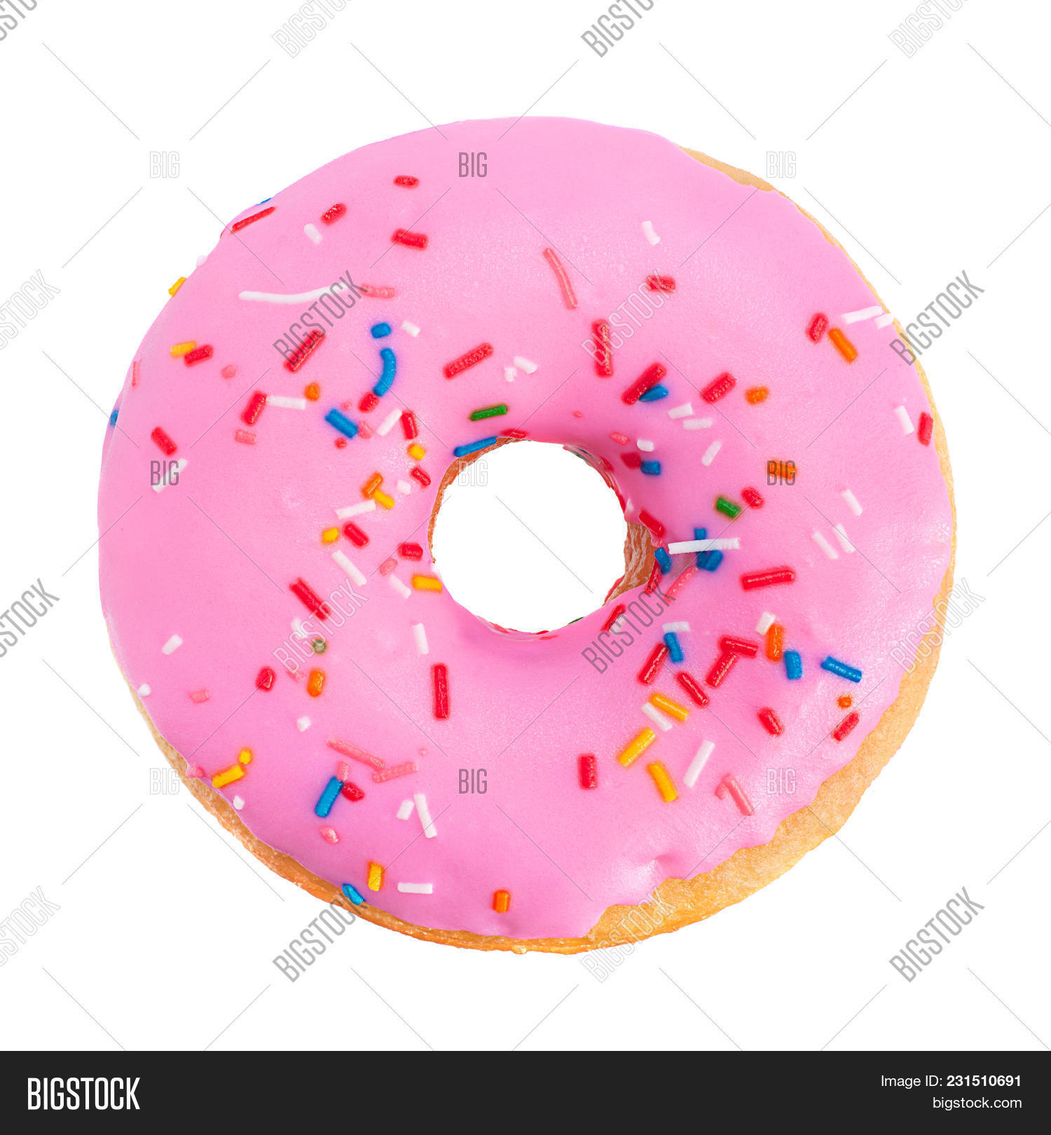 Pink Donut Closeup Image & Photo (Free Trial) | Bigstock