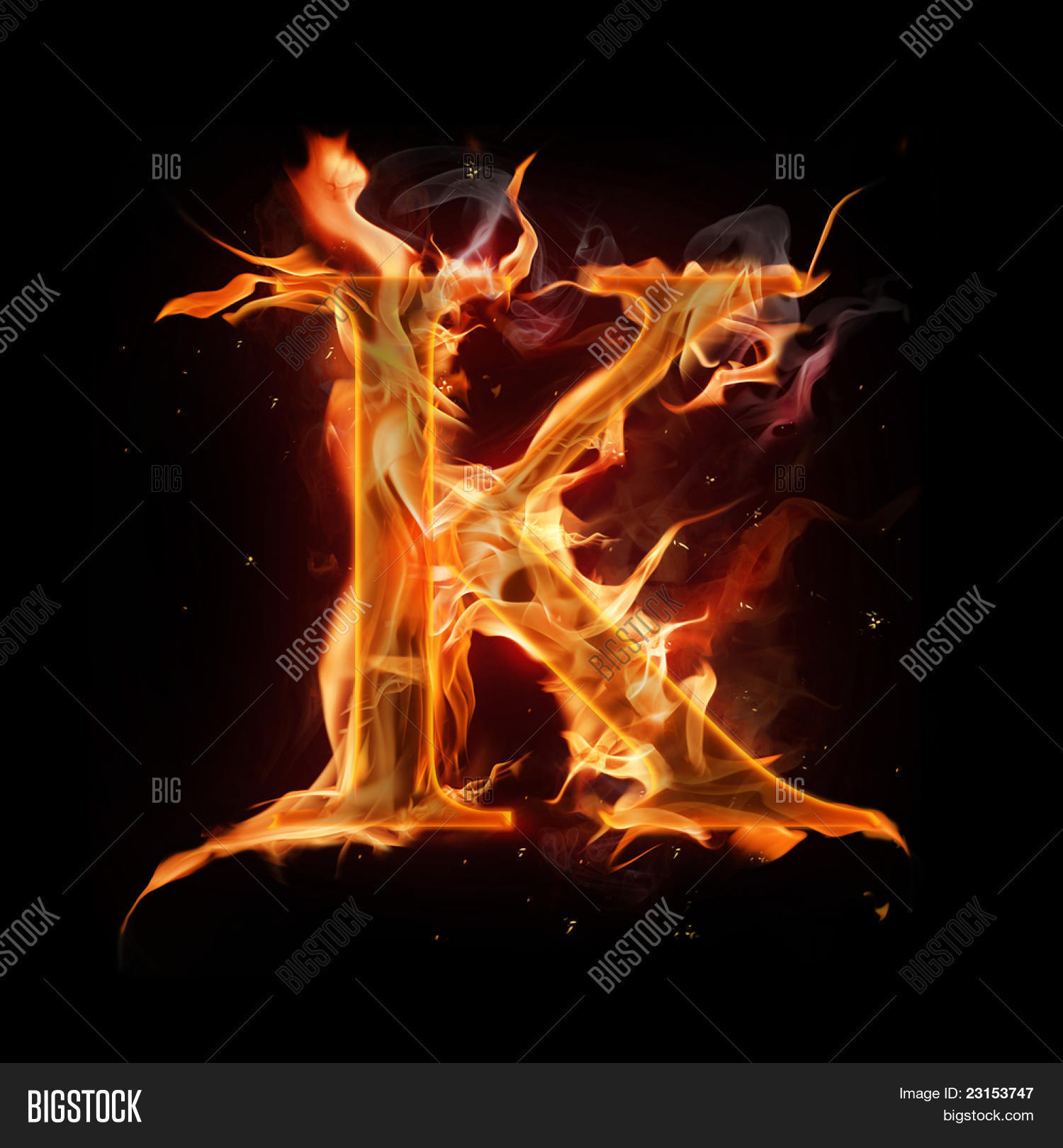 Fire Alphabet Letter " Image & Photo (Free Trial) | Bigstock