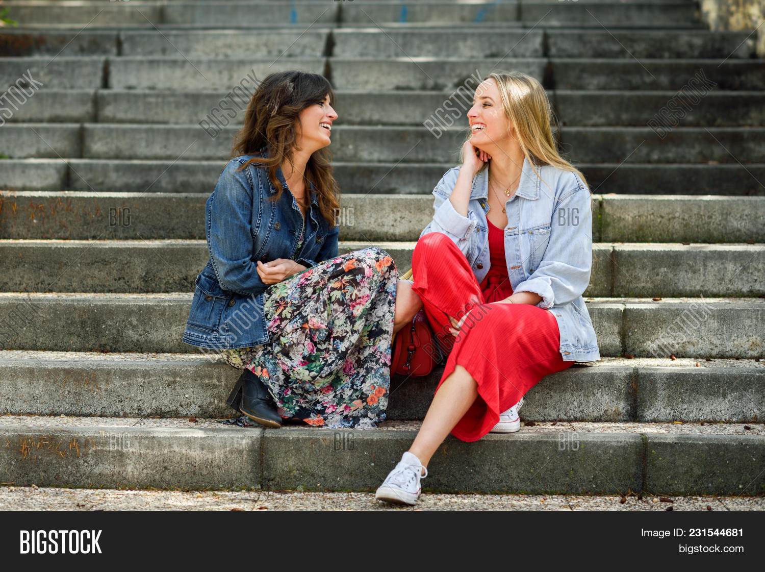 Two Young Women Image & Photo (Free Trial) | Bigstock