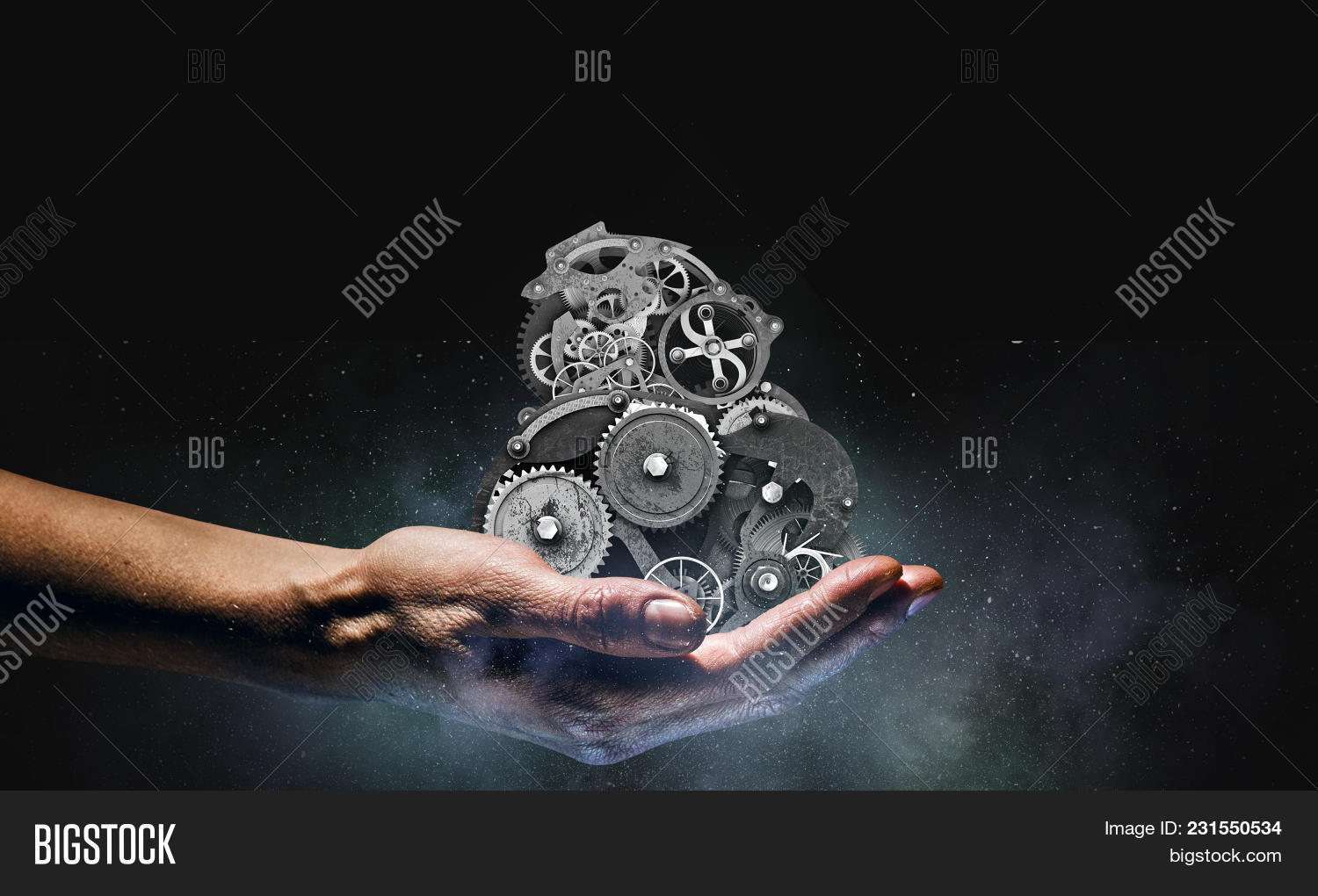 Cogwheel Mechanism Image & Photo (Free Trial) | Bigstock