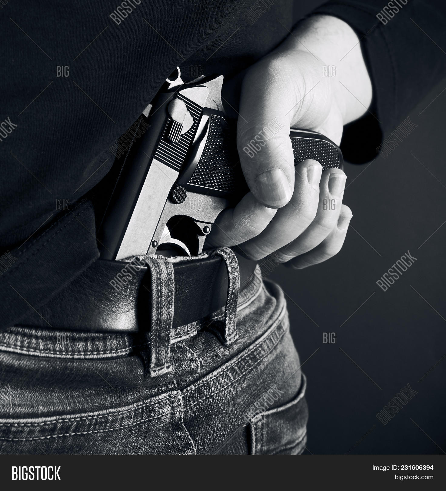 Close On Hand Grab Gun Image & Photo (Free Trial) | Bigstock