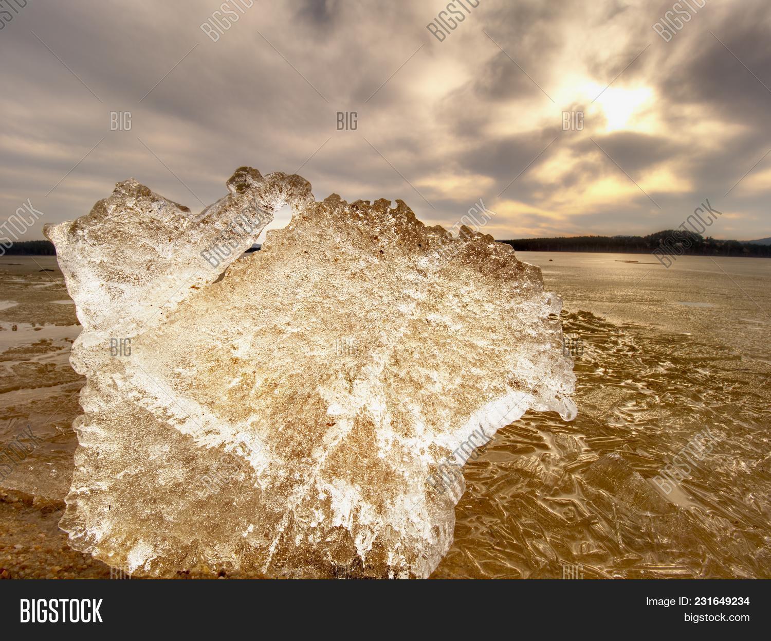 Icy Sheets Melting On Image & Photo (Free Trial) | Bigstock