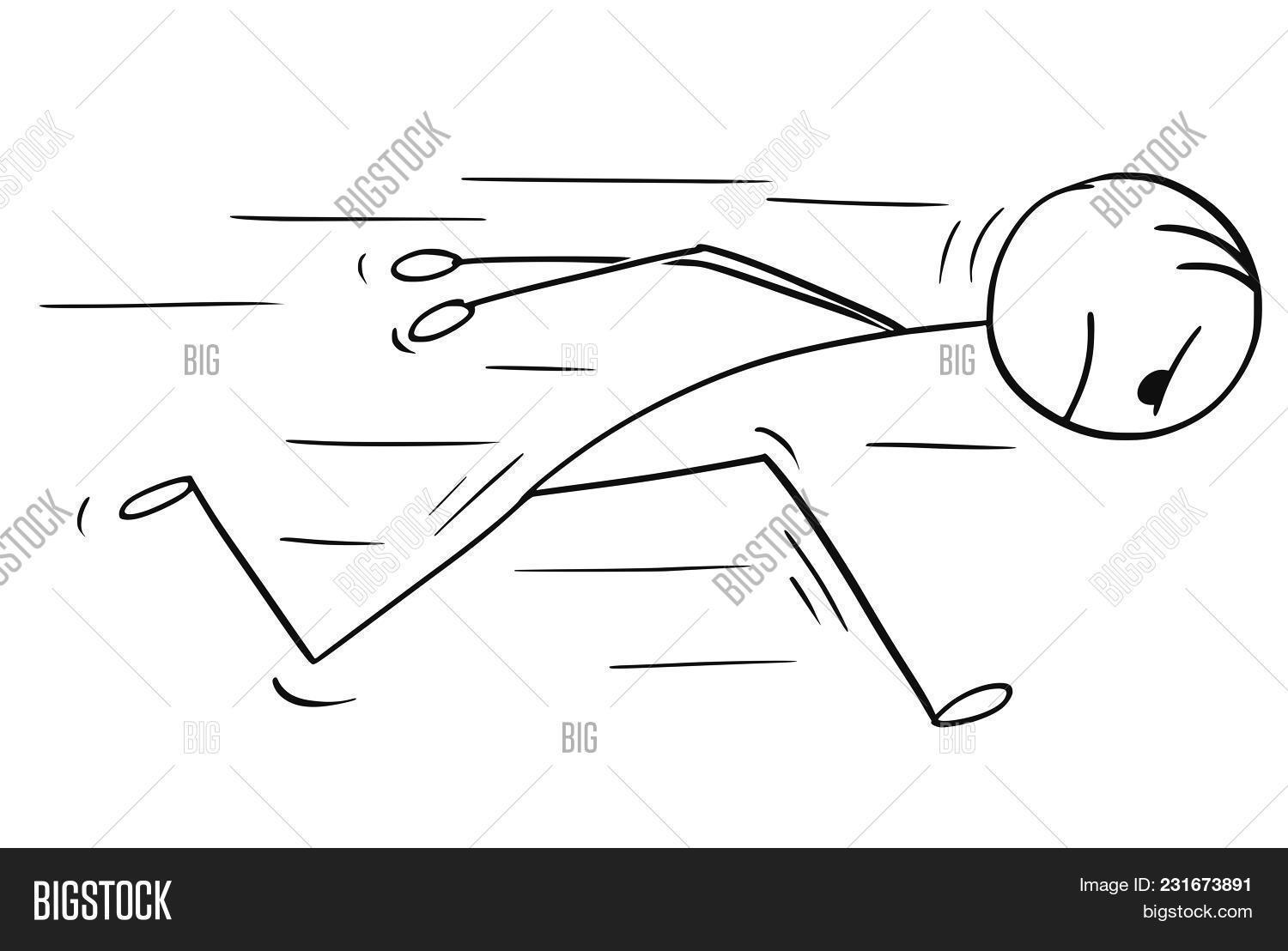 Cartoon Stick Man Image & Photo (Free Trial) | Bigstock