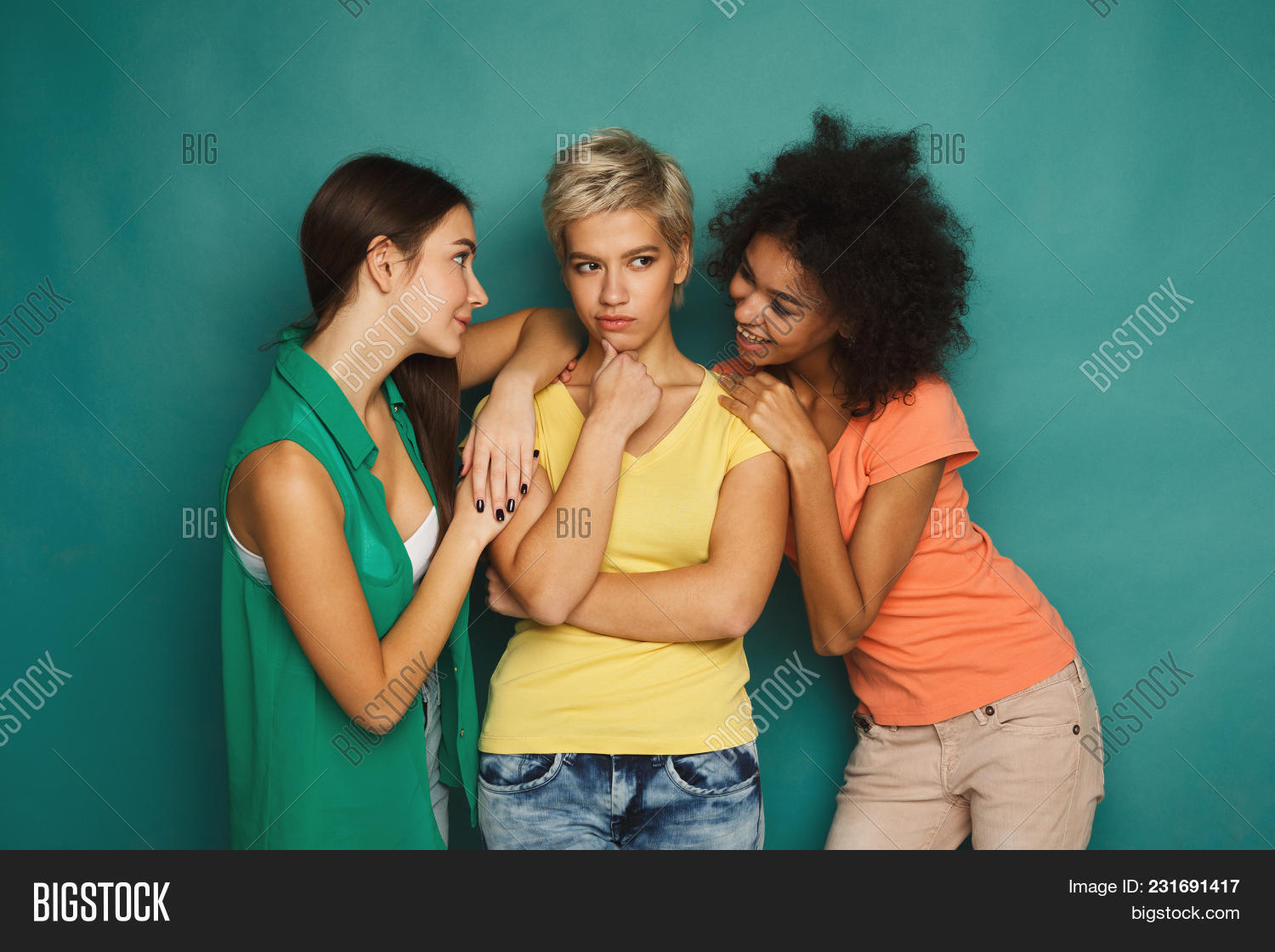 Tricky Female Friends Image & Photo (Free Trial) | Bigstock