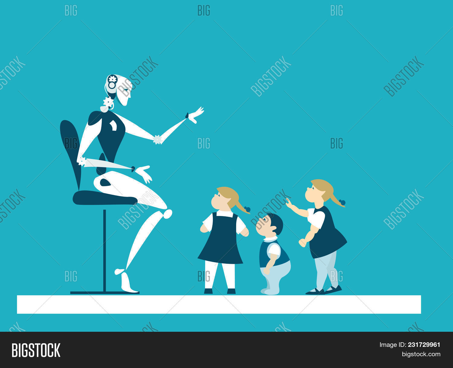 Robot Babysitter, Image & Photo (Free Trial) | Bigstock
