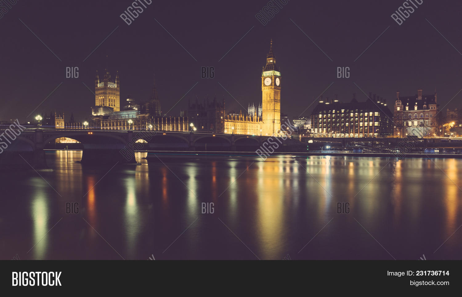 London Night View Big Image & Photo (Free Trial) | Bigstock