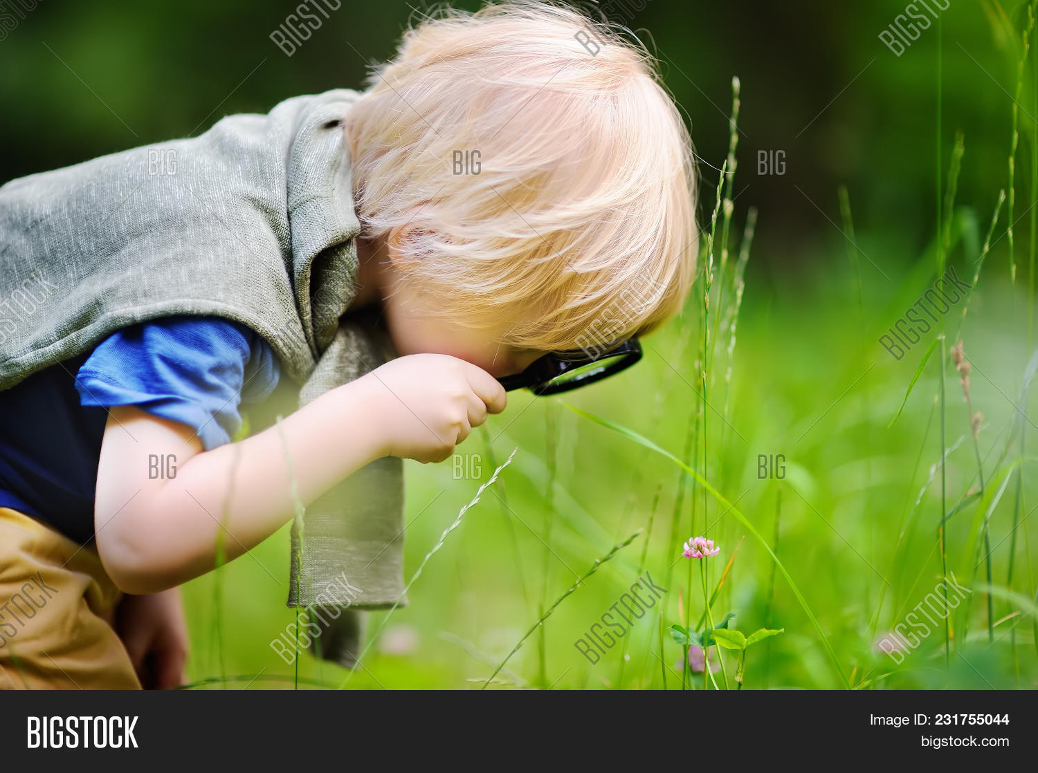 Charming Kid Exploring Image & Photo (Free Trial) | Bigstock