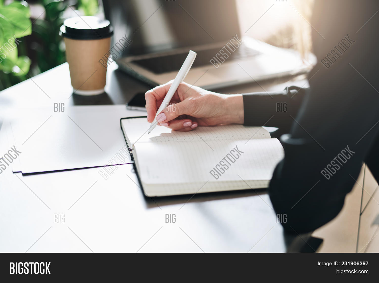 Close- Notebook On Image & Photo (Free Trial) | Bigstock