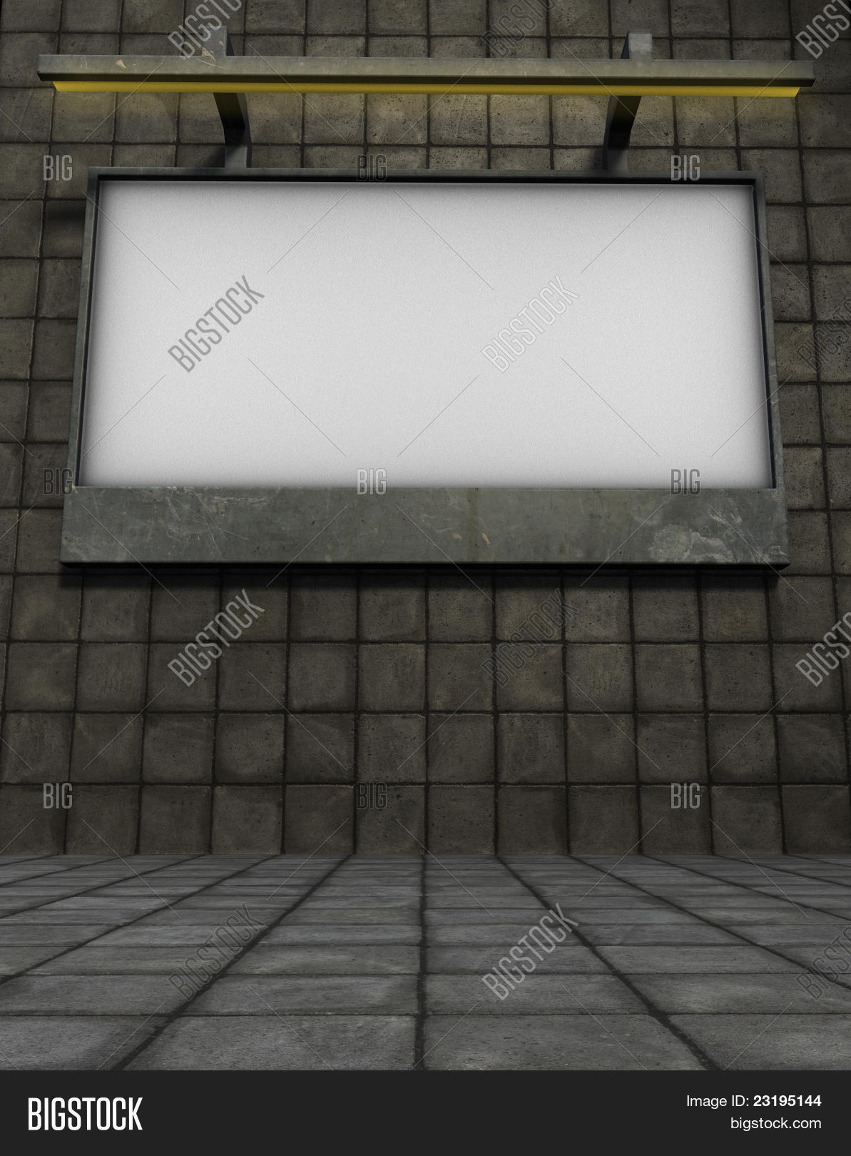 3D Billboard On Stone Image & Photo (Free Trial) | Bigstock