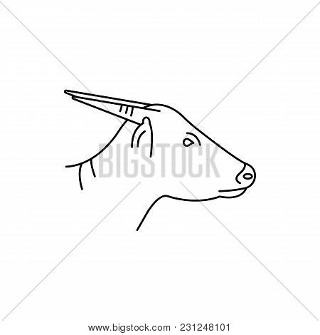 Anoa Icon. Outline Vector & Photo (Free Trial) | Bigstock