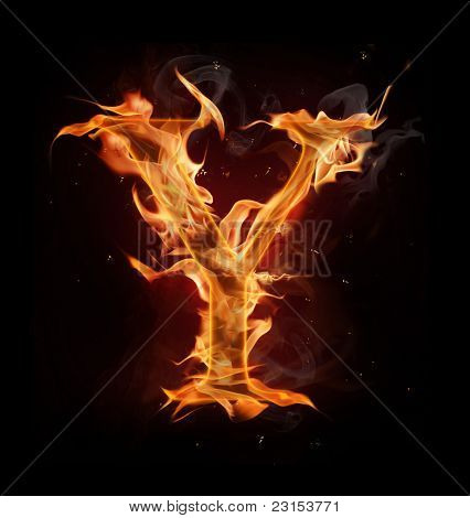 Fire Alphabet Letter " Image & Photo (Free Trial) | Bigstock