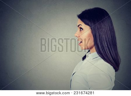 Side Profile Shocked Image & Photo (Free Trial) | Bigstock