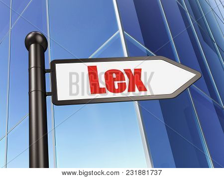 Law Concept: Sign Lex Image & Photo (Free Trial) | Bigstock