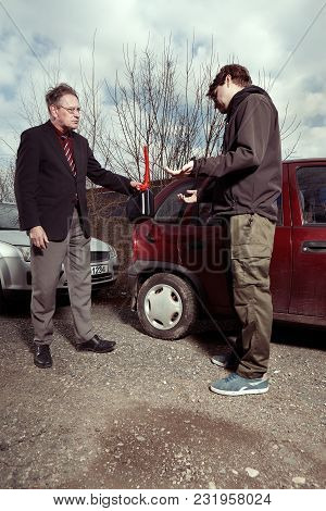 Driver Empty Tank Image & Photo (Free Trial) | Bigstock