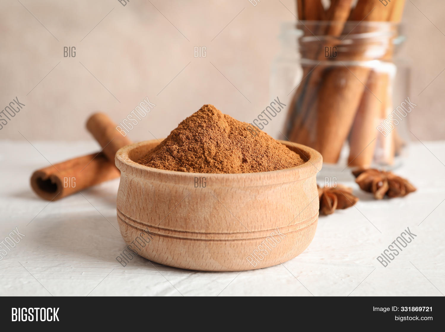 Bowl Cinnamon Powder, Image & Photo (Free Trial) | Bigstock