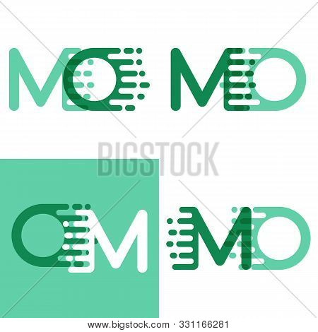 Mo Letters Logo Vector & Photo (Free Trial) | Bigstock