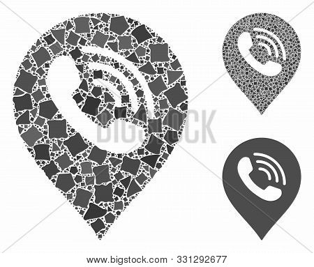 Phone Call Marker Vector & Photo (Free Trial) | Bigstock